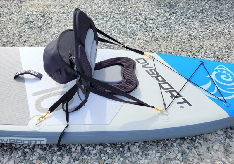 How to Convert Inflatable Stand Up Paddle Board to Kayak with Seat ...