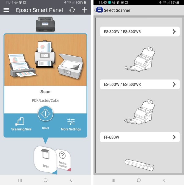 Review: Epson Workforce ES-580W WiFi Color Duplex Desktop Scanner with ...