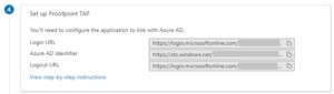 Proofpoint TAP: SAML SSO Configuration with Azure Active Directory - YuenX